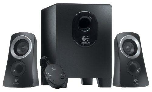 Колонки 2.1 LOGITECH Z313 (980-000413), черный/ серебристый