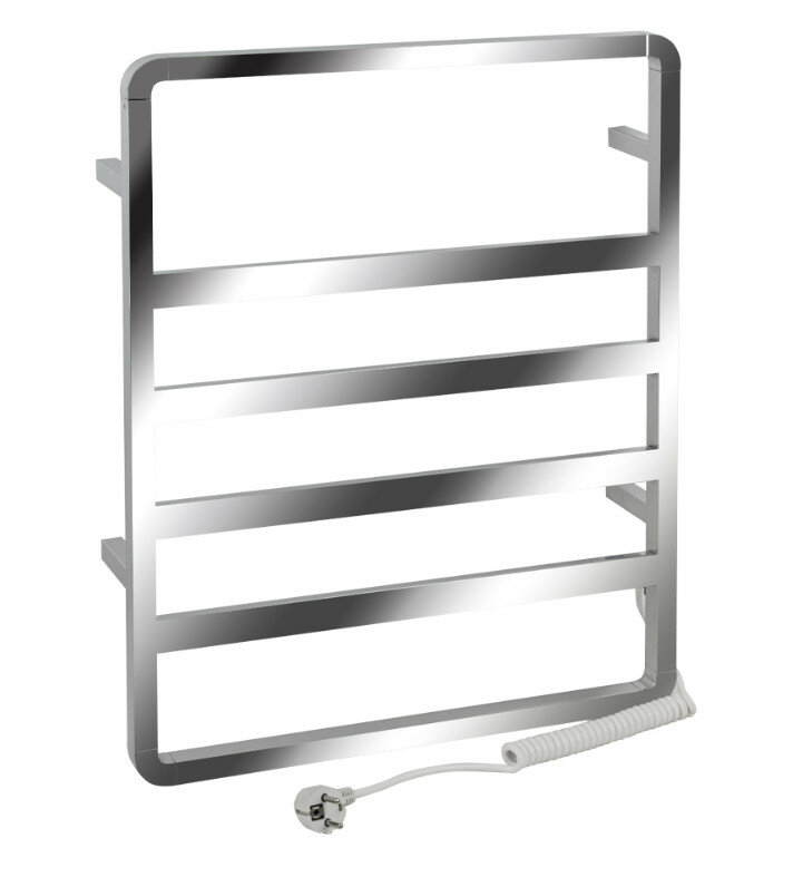 Полотенцесушитель BRIMIX 09005 хром электрический 630 х 500 х 85 мм на 6 перекладин