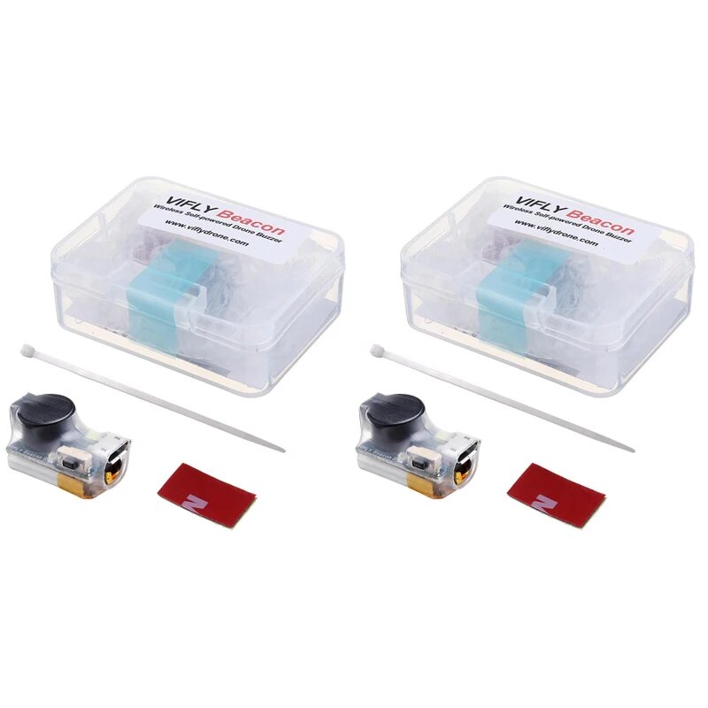 Беспроводная самопитающаяся сигнализация VIFLY Beacon Buzzer для дрона 2PCS