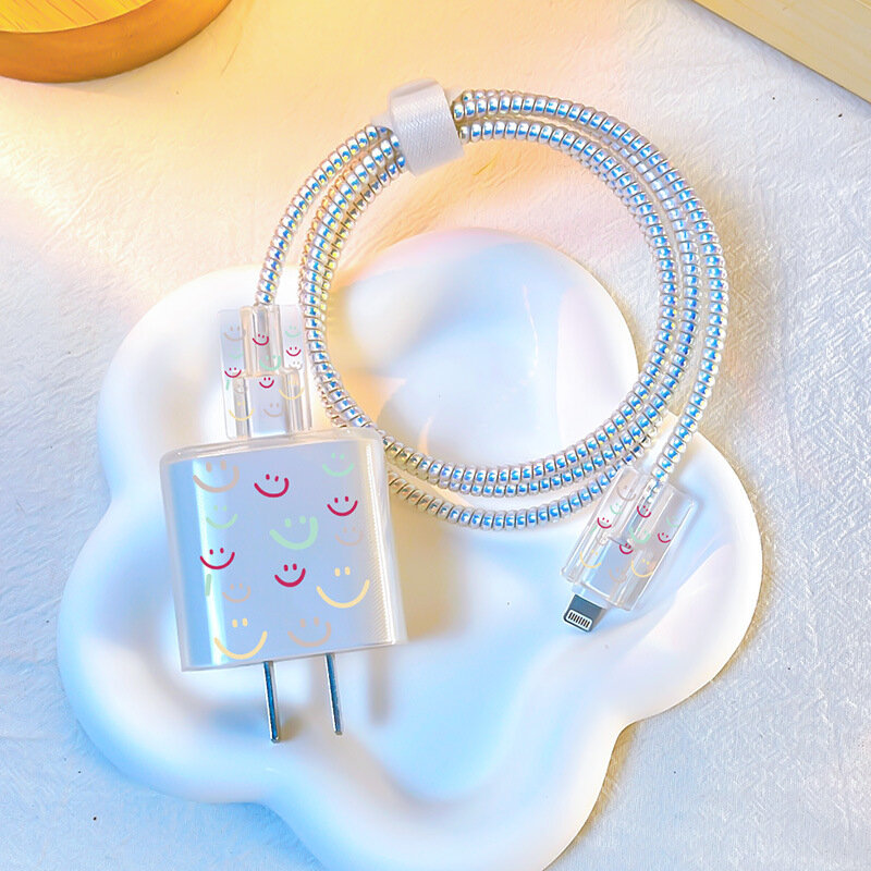 Защитный чехол для зарядного устройства, прозрачный, для Apple, 20Вт