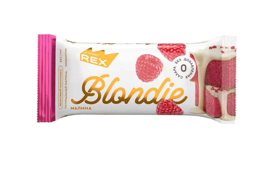 Пирожное протеиновое ProteinRex Блонди, малина, 50 гр.