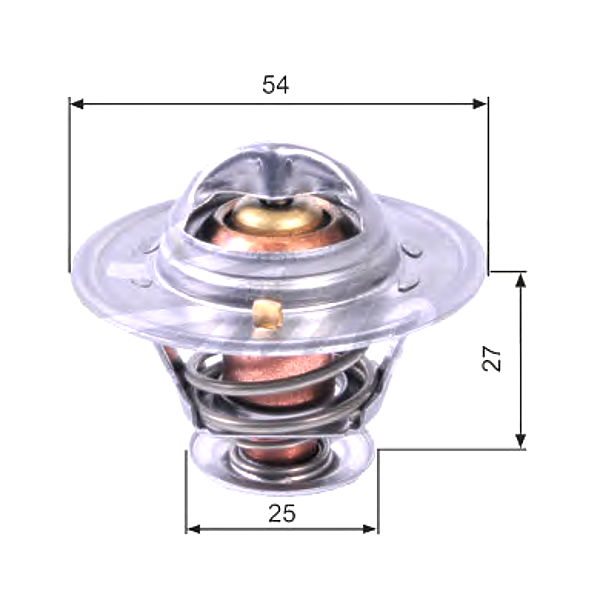 GATES TH22782G1 (133890 / 417482D / 4809509) термостат\ Peugeot (Пежо) boxer, Fiat (Фиат) Ducato (Дукато) 2.5td-2.8td / hdi85, iveco