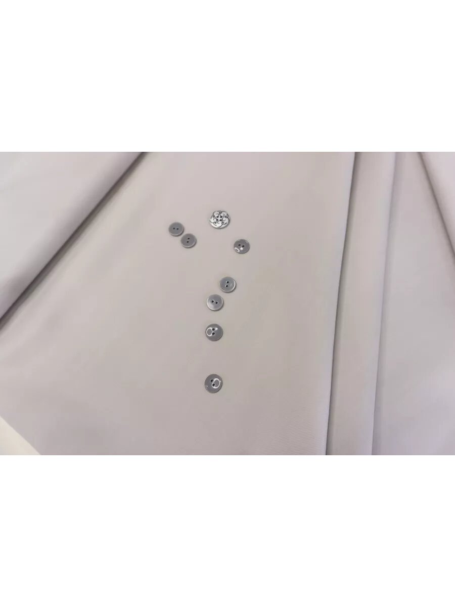 Ткань Шелк с цетатом песочный 1 метр