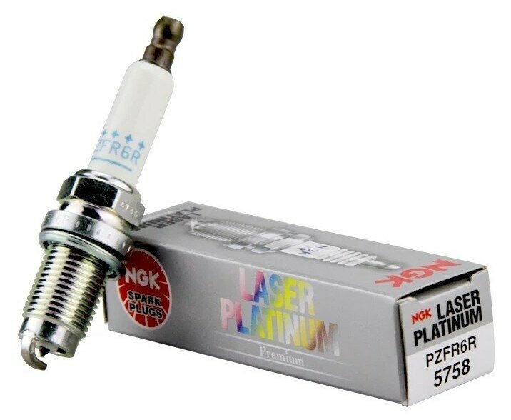 Свеча зажигания PZFR6R, NGK ( оригинальная деталь ) 5758, 1шт.