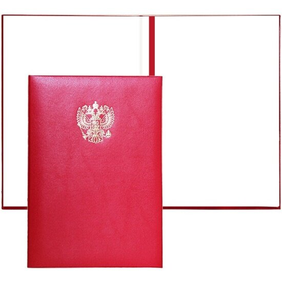 Папка адресная Attache Герб бумвинил бордо. Упаковка 5 шт.