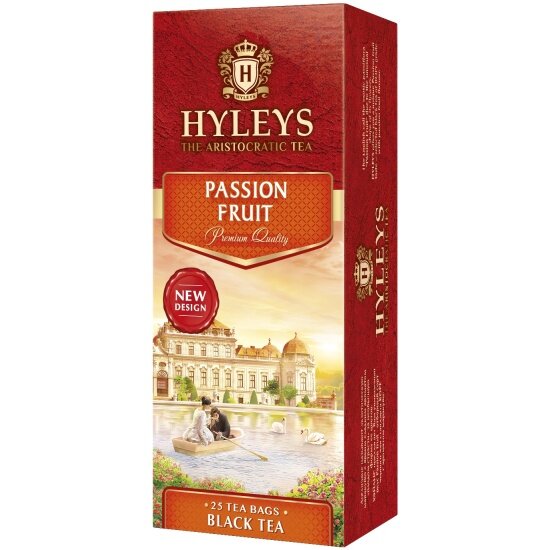 Чай черный Hyleys Хэйлис () "Плод Страсти" с кусочками маракуйи 25 пакетиков