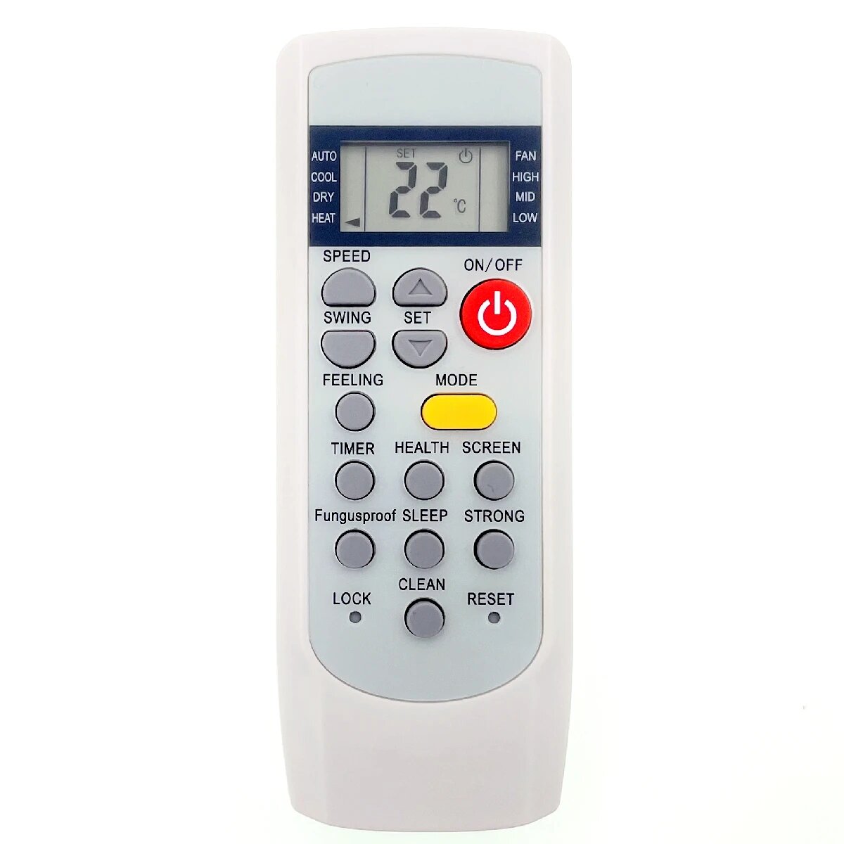 Пульт дистанционного управления YKR-I/001E для кондиционера Replacements