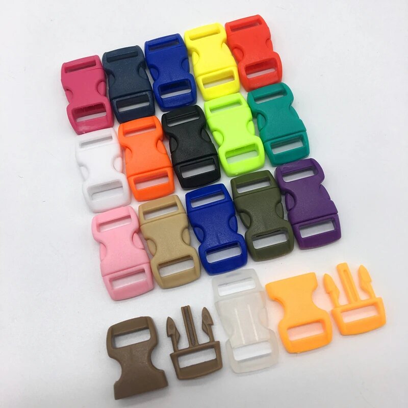 Пряжки для стропы Mix colors 10 шт.