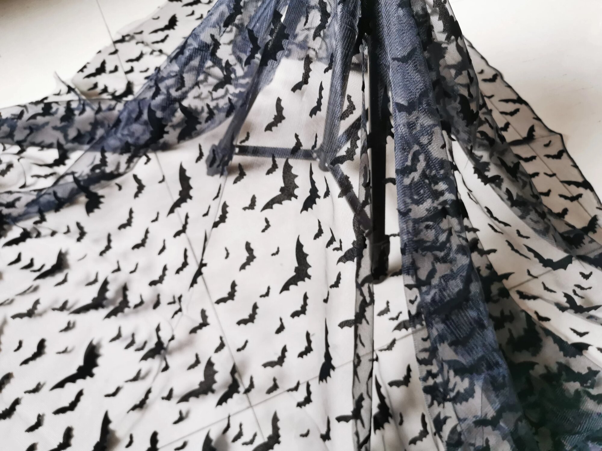 Нейлоновая сетчатая ткань для рукоделия, черная/розовая/фиолетовая, 1 ярд Темно-синий, 1 ярд, черный