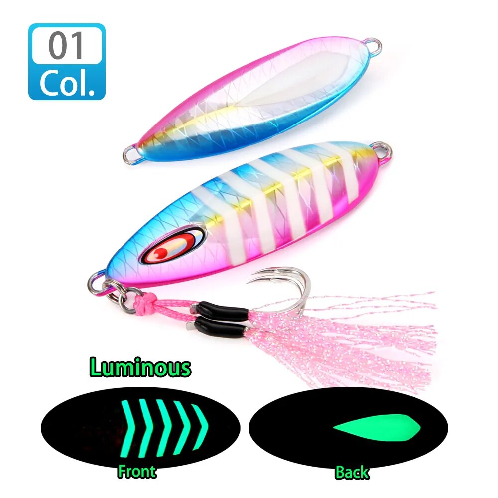 WEIHAI FSTK Морская блесна для джига 15/30/40/60 г