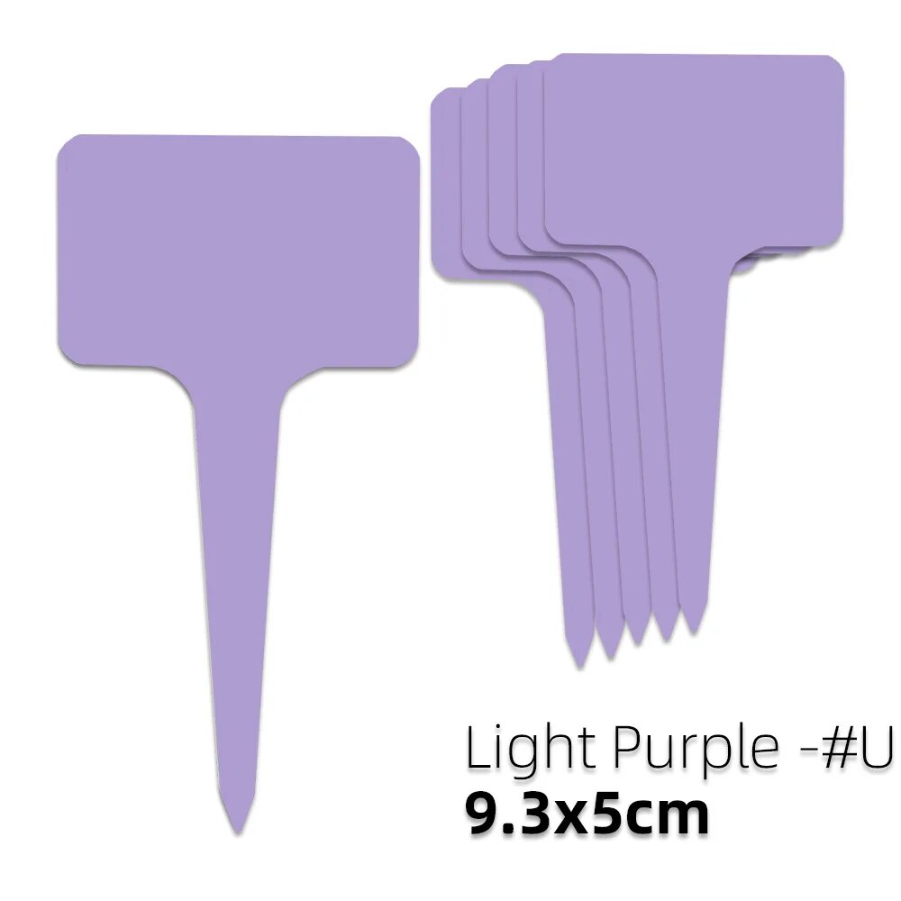 Многоцветные пластиковые бирки для растений 30/50 шт 50 PCS, Сиреневый, U