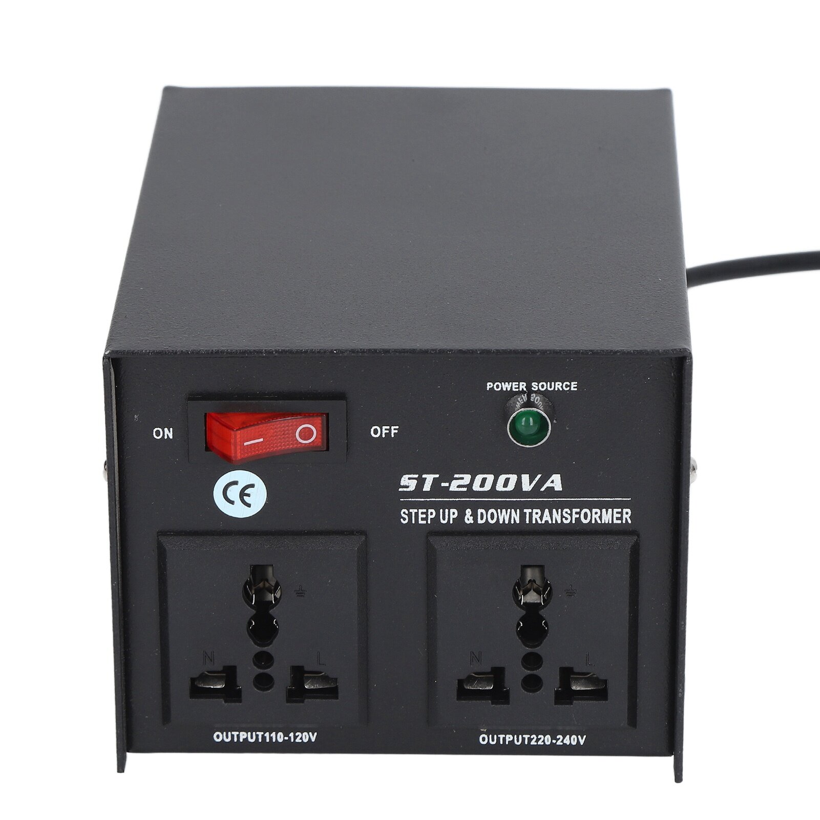 Преобразователь напряжения мощностью 200 Вт, повышающий понижающий трансформатор для электрических устройств, 110 В — 120 В, 220 В — 240 В, вилка AU