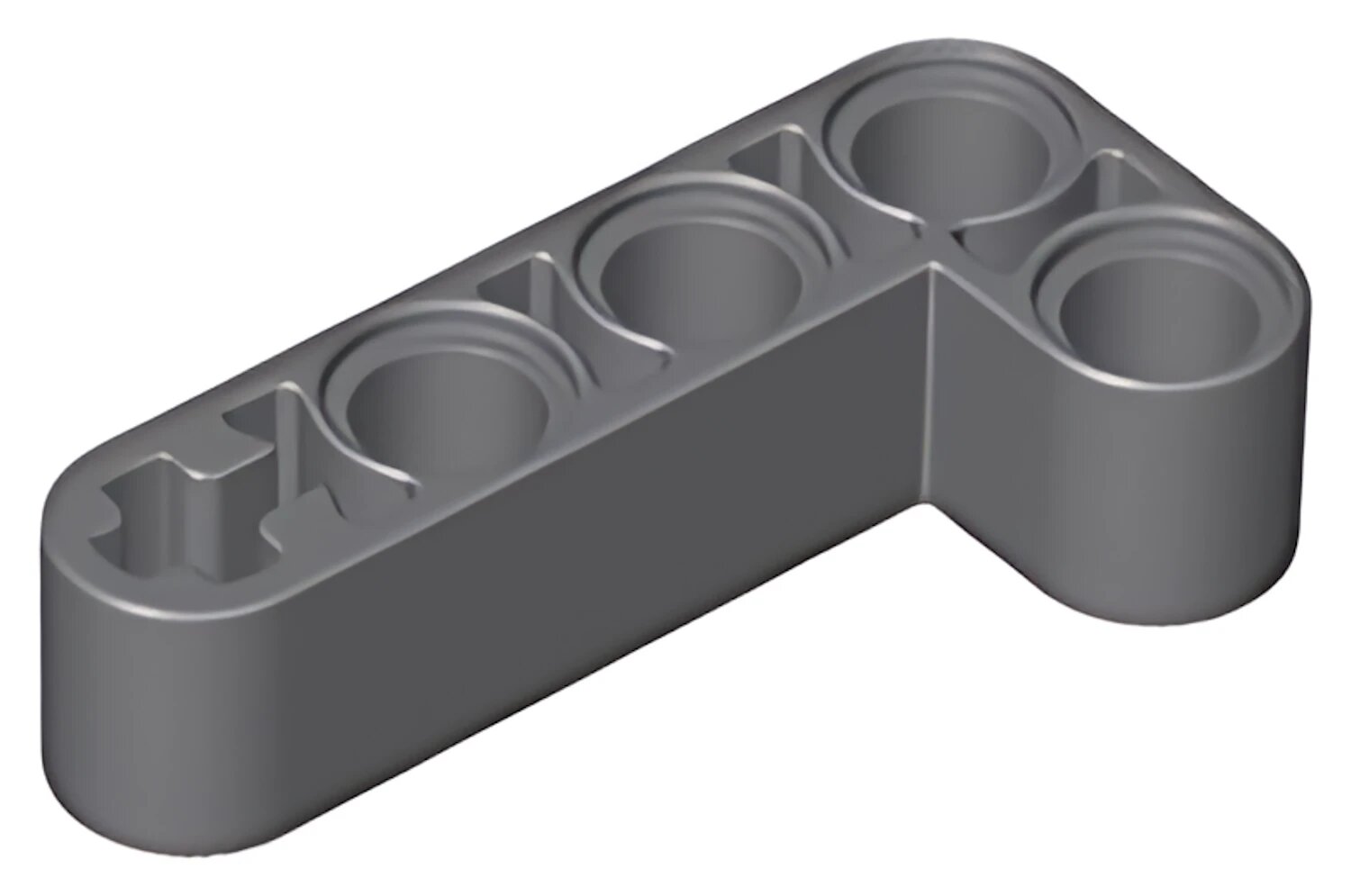 Деталь LEGO Technic, Liftarm, Modified Bent Thick L-Shape 2 x 4 32140 Dark Bluish Gray U