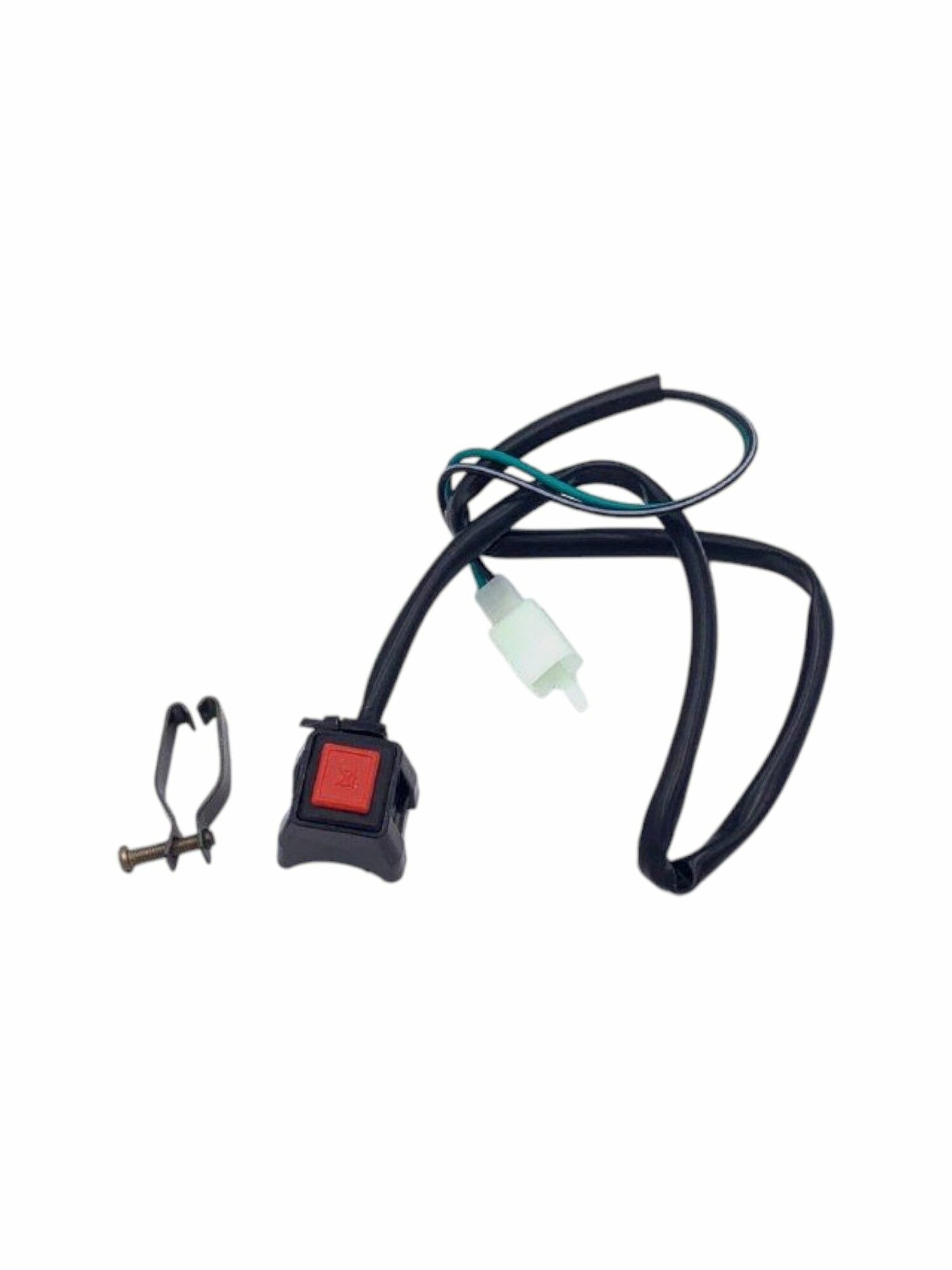 Кнопка вкл/выкл двигателя, квадратная, красная, L 750мм