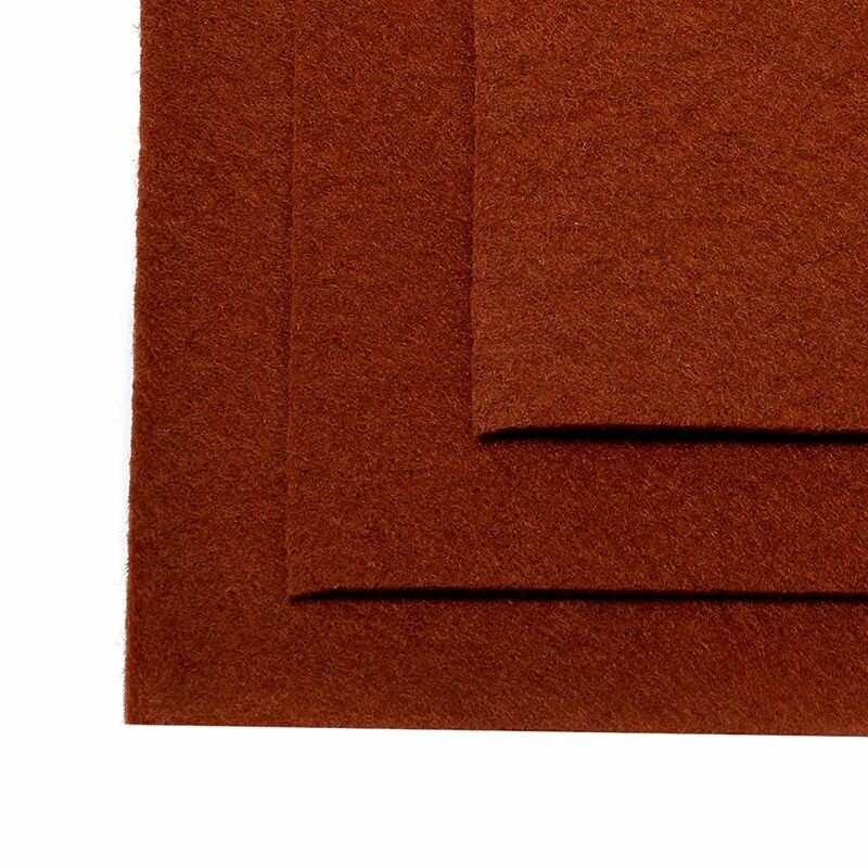 Фетр Magic 4 Hobby листовой жесткий 1 мм 20х30 см, упаковка 10 листов, цвет 692 светло-коричневый