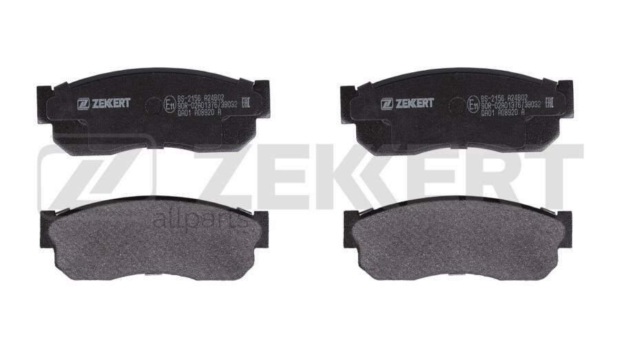ZEKKERT BS-2156 Колодки торм. диск. передн. Nissan Cherry (N12) 82- Sunny (B11 B12 N13) 82- Subaru Justy (KA KD J1