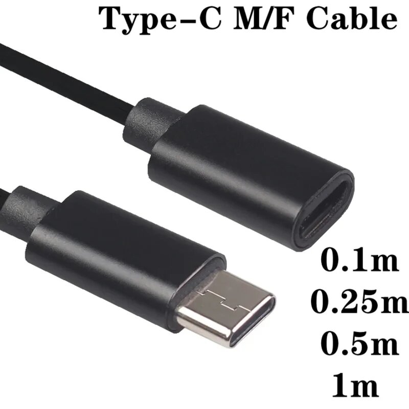 USB Type-C удлинитель UXG 10см/25см/0,5м/1-2м 100cm