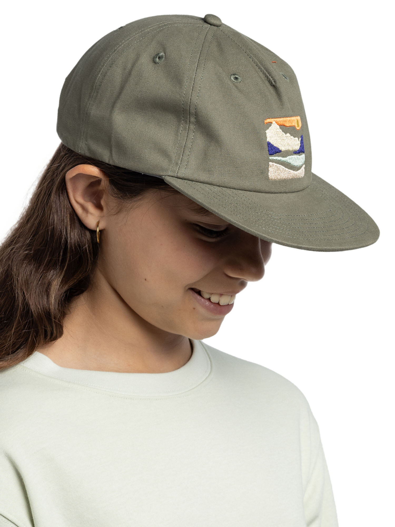 Кепка Buff Snapback cap для детей, размер OneSize, зеленый — фото 1