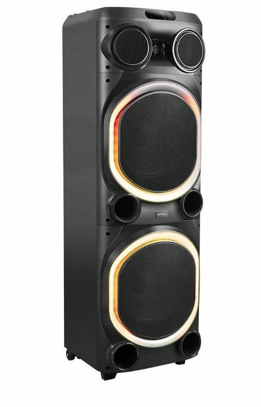 Колонка Ginzzu GM-204, Акустическая система Midi BT/USB/TF/FM/MIC/ДУ