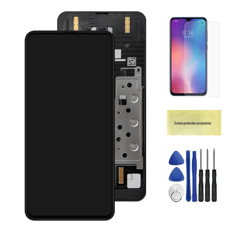 ЖК-дисплей 6,39 дюйма Super AMOLED Mix 3, сенсорный экран с рамкой и дигитайзером в сборе для Xiaomi Mi Mix 3 M1810E5A, замена OLED With Frame