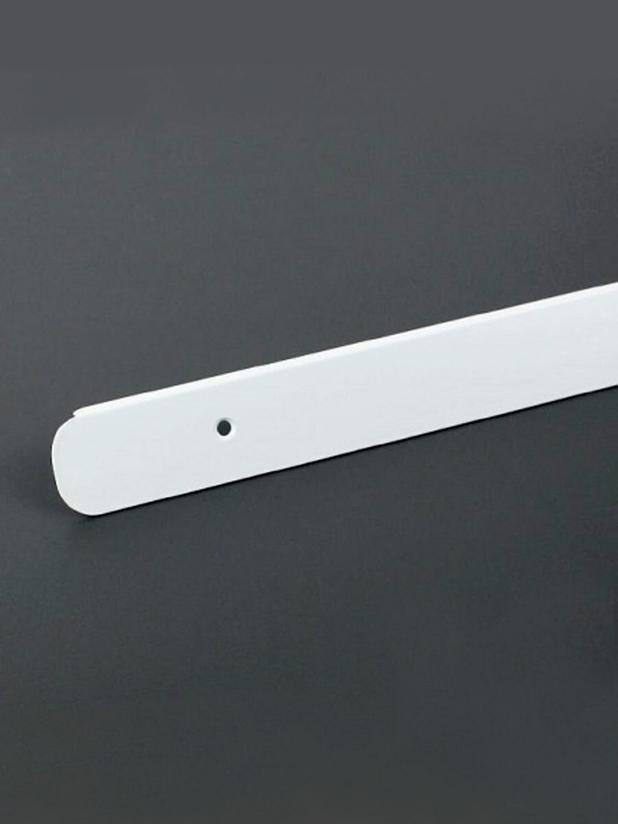 Планка для столешницы торцевая универсальная R9 (Белый) 28/26мм