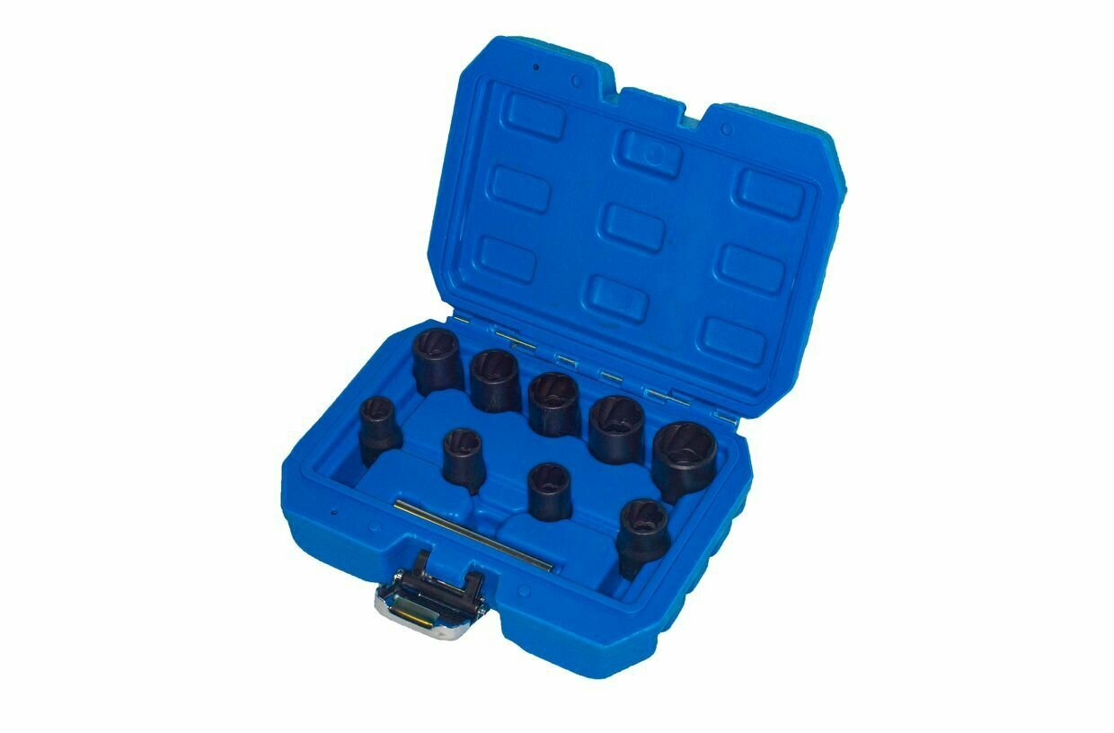 Набор головок для поврежденных болтов и гаек 10 пр. Vertul VR50927A