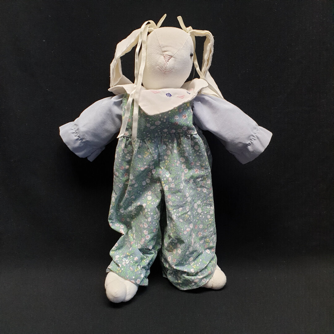 Декоративная мягкая игрушка Скандинавский заяц 43 см. Винтаж