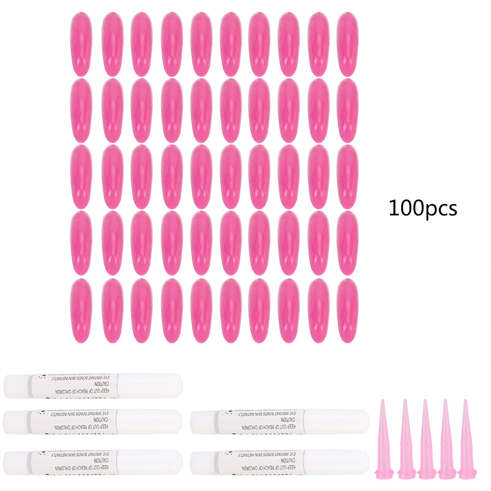 100PCS Durable Pet Cat Soft PVC Nail Cover Paw Claw Cap Wrap Grooming Accessory (Purple M)