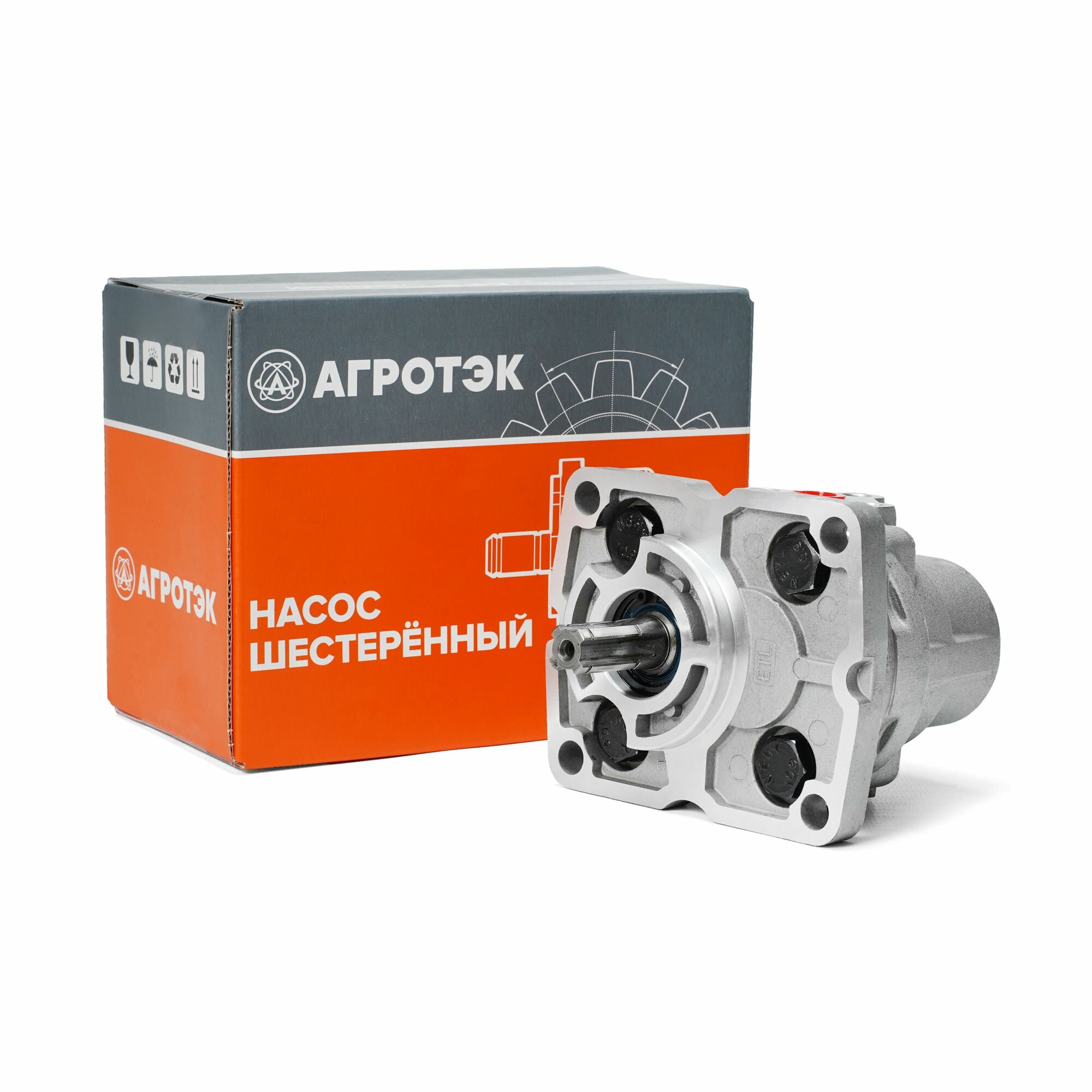 Насос шестеренный, левый, 4-х шлицевой вал, для МТЗ 50, 52, 50Л 80 82 800 820 Т 4А 402 4АП2 402Б ТТ 4М 250 90П 70С 70В 90 16М ЛХТ 55 ТБ 1 ДТ 75 КСК 4 СК 5М нива ДОН 680 1200