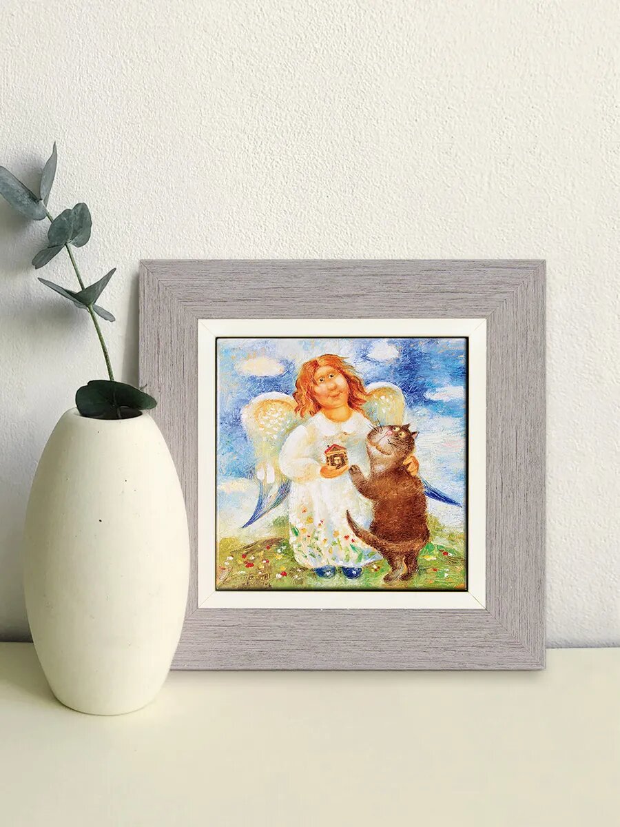 Картина с ангелом