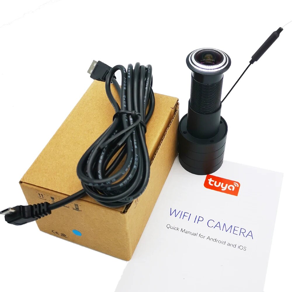 Gulinsan 5Мп IP-камера дверного глазка 2MP WIFI 5V Power