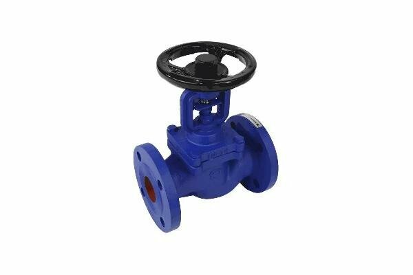 Клапан запорный чугун Ду 50, Ру16, фланцевый, сильфонное уплотнение Benarmo 109-2214