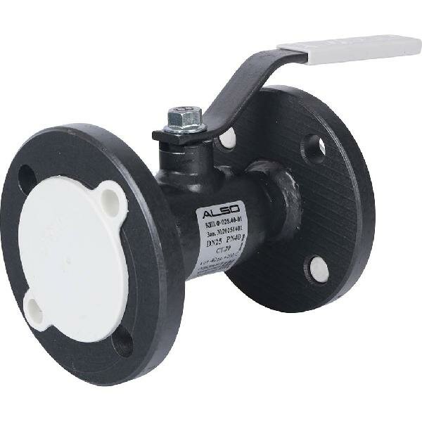 Кран шаровой ALSO КШФ Ду 25 Ру 4,0 МПа из ст.20 стандарт. проход