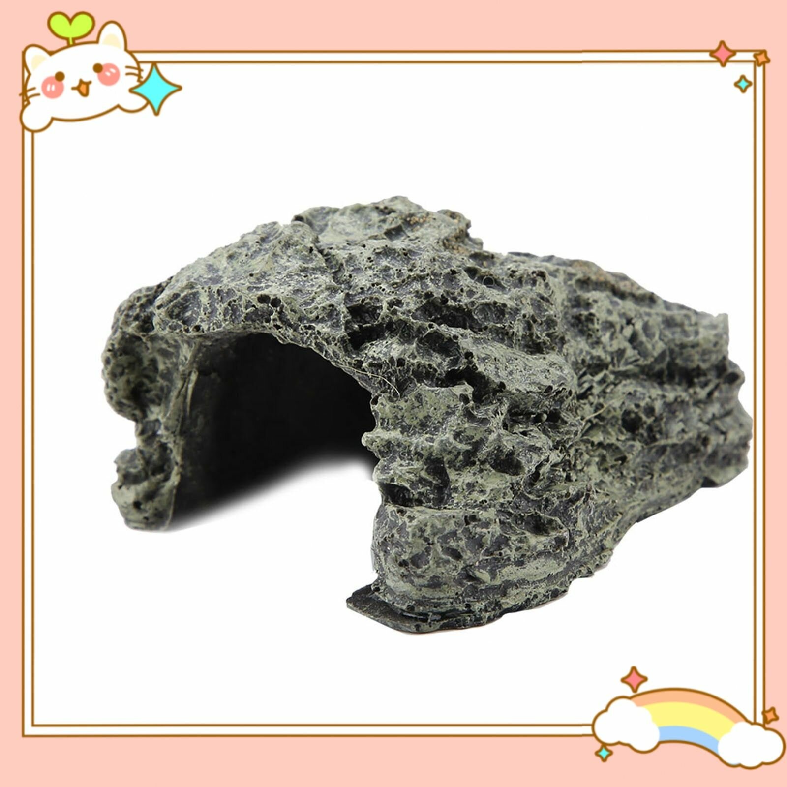 Укрытие для черепах B-025A, пещера для аквариума и террариума