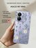 Чехол на Poco M7 Pro / Поко М7 Про с принтом "Gentle cats", прозрачный