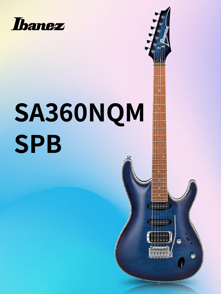 Электрогитара IBANEZ SA360 SPB SAPPHIRE BLUE градиент голубого рифа Электрогитара
