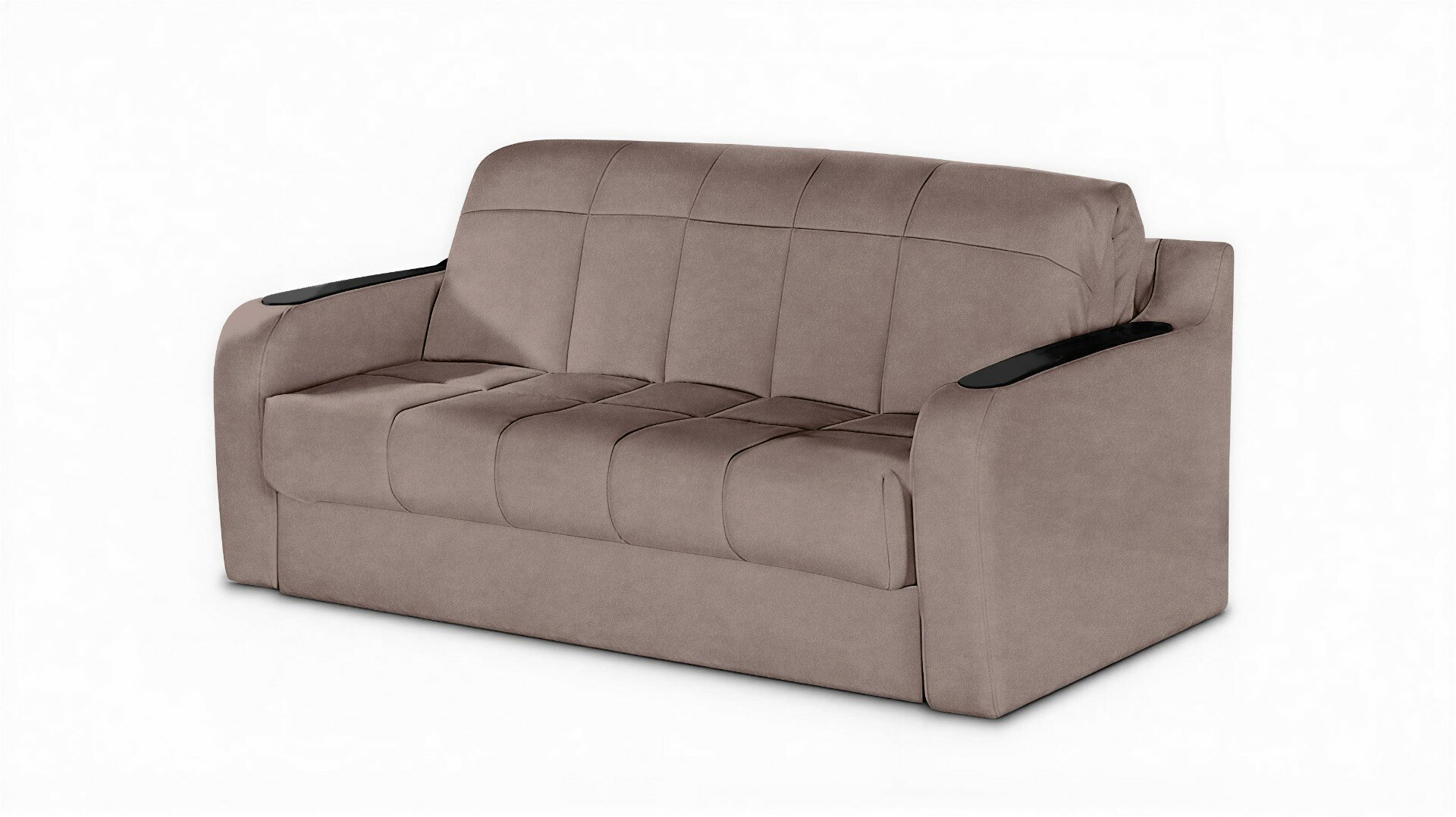 Диван Глория Лайт Velutto 37 NEW 154x105x88 см, розовый Велютто, аккордеон GOODFORM