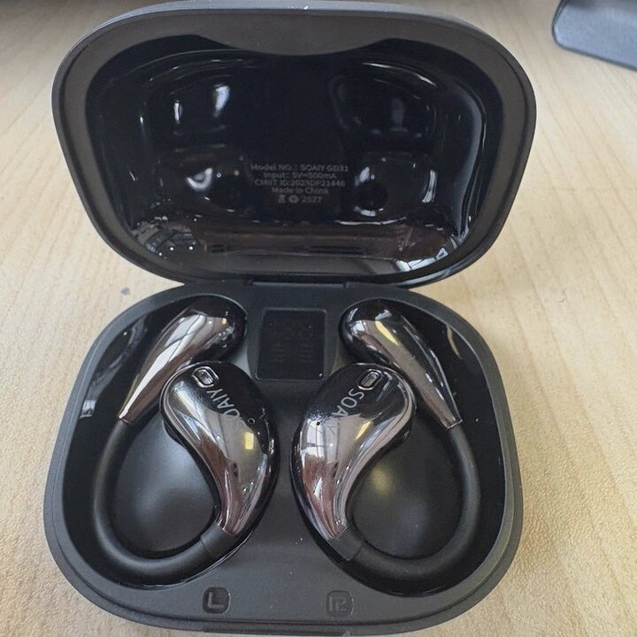 Беспроводные наушники Bluetooth с технологией воздушной костной проводимости для открытого уха, удобная посадка для