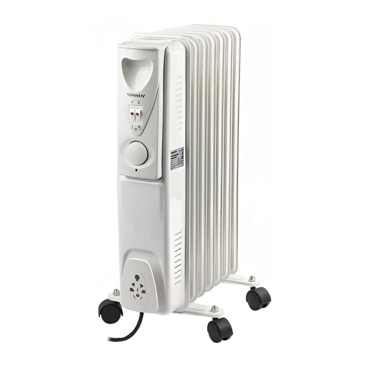 Обогреватель SONNEN DFS-07, 1500 Вт, белый, мощность 1500Вт, 7 секций до 15кв. м, термостат и индикатор режимов работы