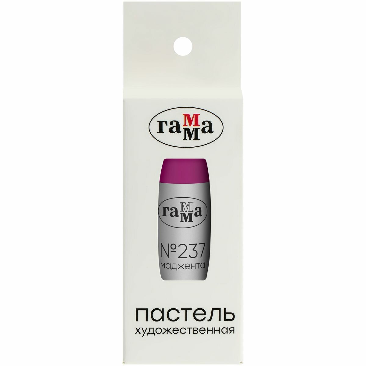 Пастель художественная Гамма, маджента № 237, штучная, картон. упаковка 1 штука в упаковке