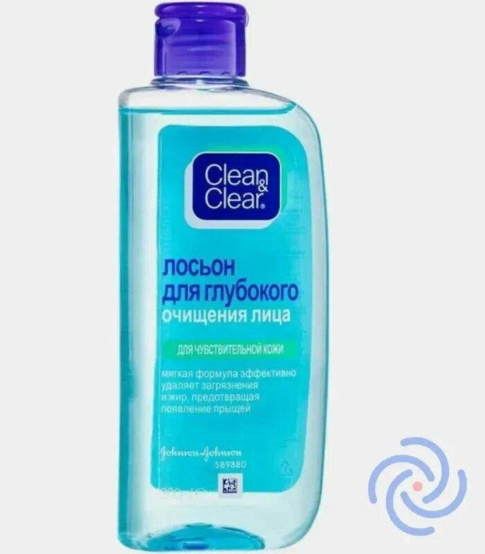 Лосьон для лица для глубокого очищения clean clear