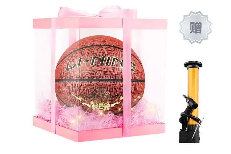 Баскетбольный мяч унисекс Li Ning CBA Collection Pu, коричневый, размер 7, CN