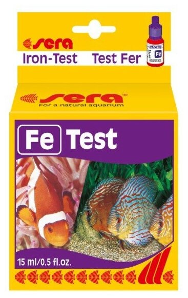 Тест для воды Sera Fe Железо