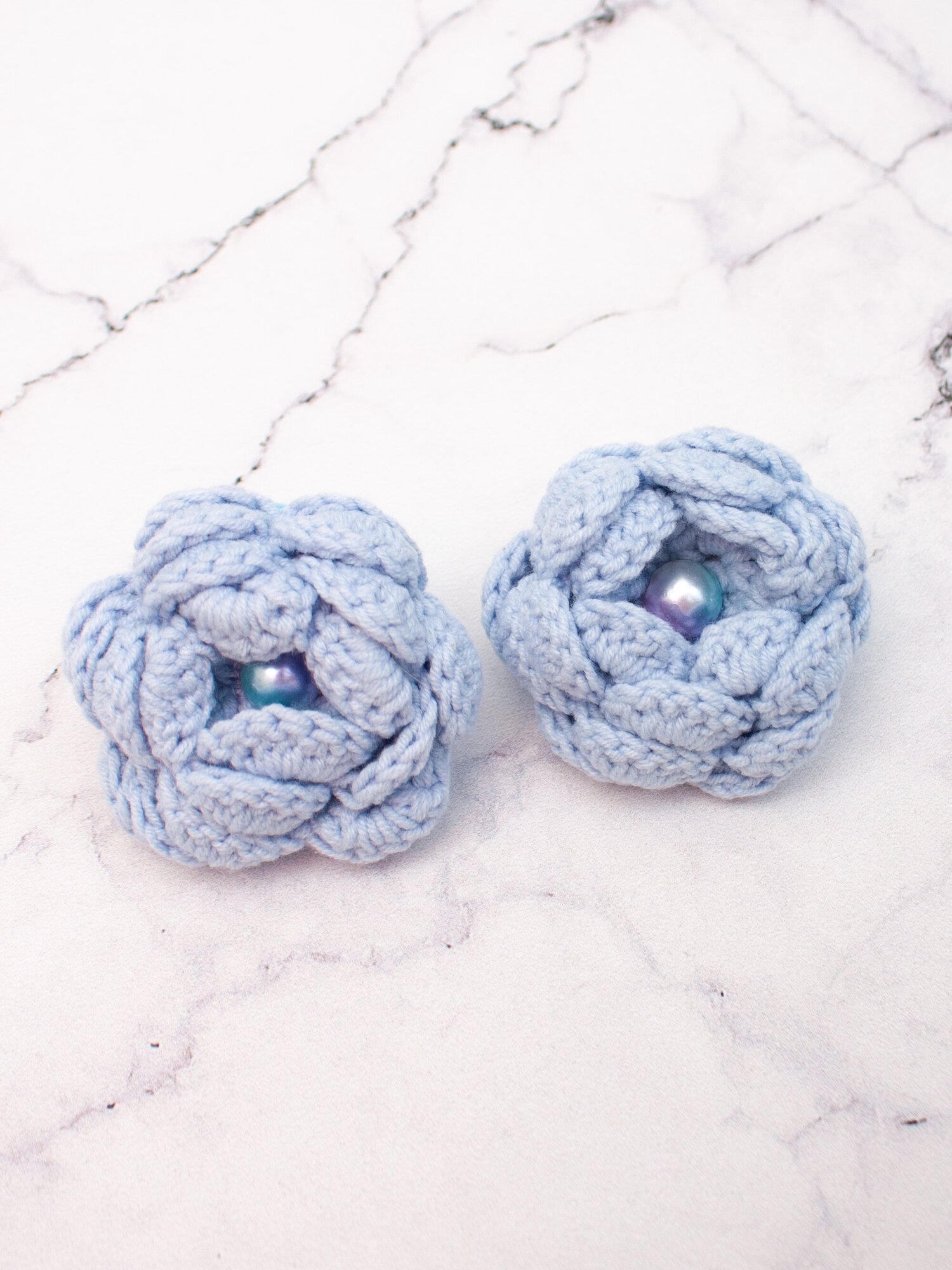 COROCOCO Резинка для волос Светло голубая