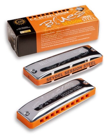 Губная гармошка, Seydel Sohne 10314C Session Steel Harmonic Minor C