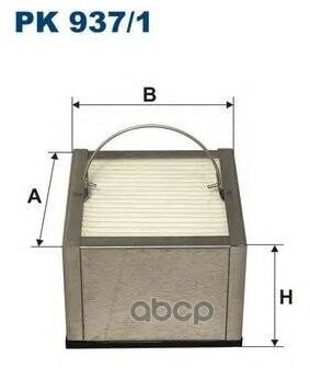 Фильтрующий элемент топлива! 75x75x54 для сепаратора без подогрева MAN D0824/0826 Filtron арт. PK9371