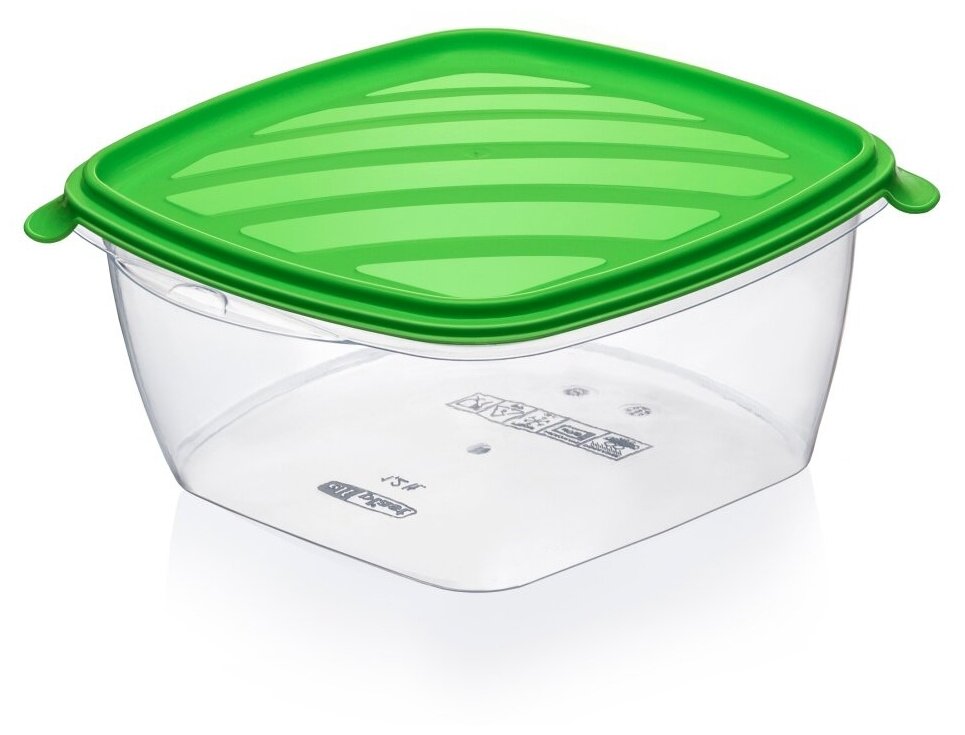 Контейнер "Лайт" 1,2 л квадратный Эл455 (Артикул: 4100016933)