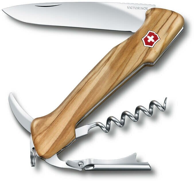 Нож Victorinox Wine Master, 130 мм, 6 функций, оливковое дерево