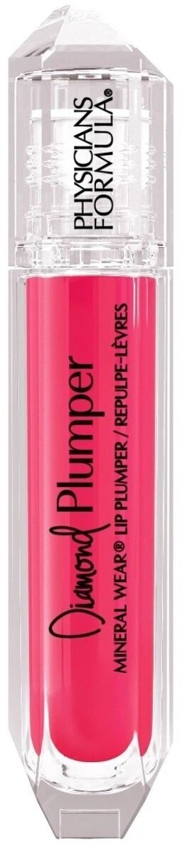 Блеск для губ PHYSICIANS FORMULA увеличивающий объем Diamond Glow Lip Plumper, тон: сияющий розовый, 5мл