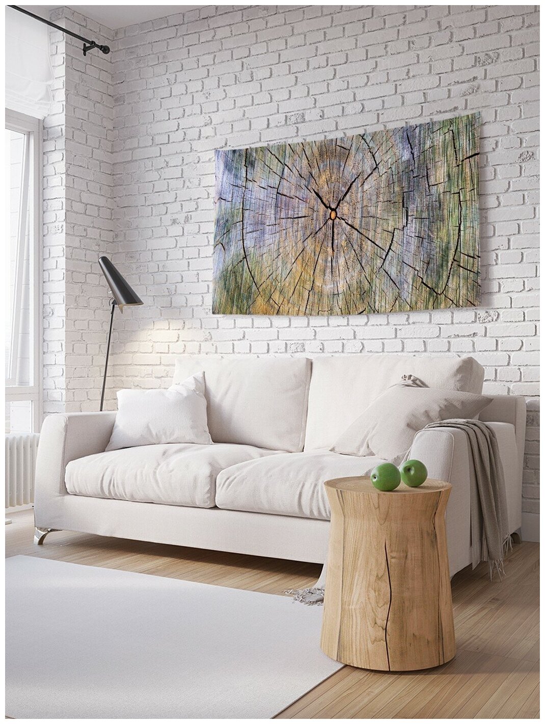 Горизонтальное фотопанно JoyArty на стену "Срез дерева", 150x200 см